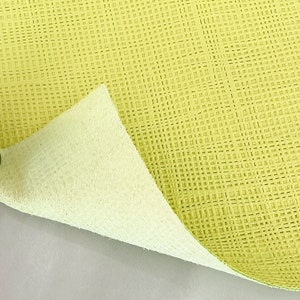 6x12 Limoncello Spun Linen Embossed Genuine Suede Sheets - Etsy