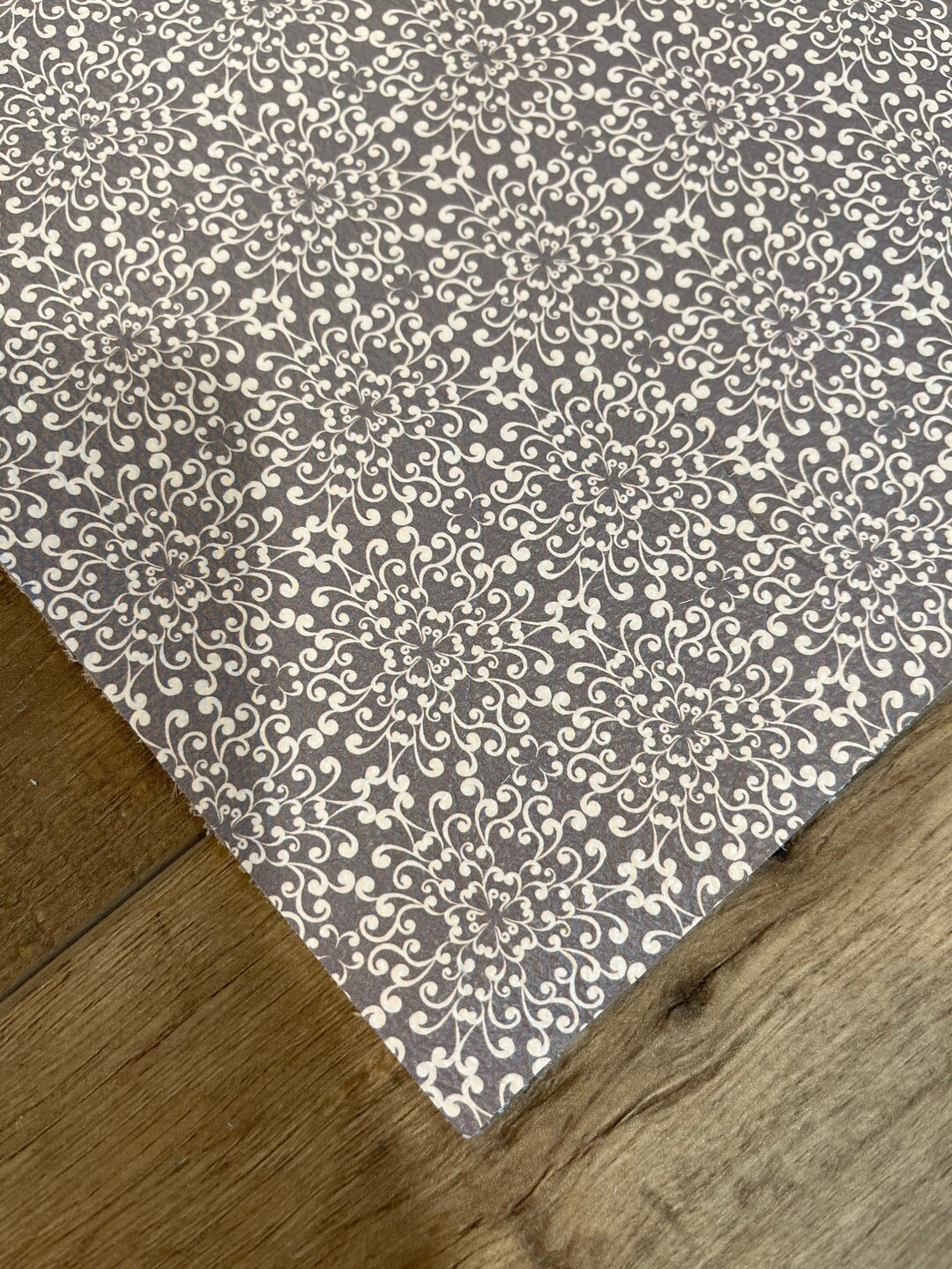 Damascus Vines 4x6 on Cowhide Leather Sheets - Etsy