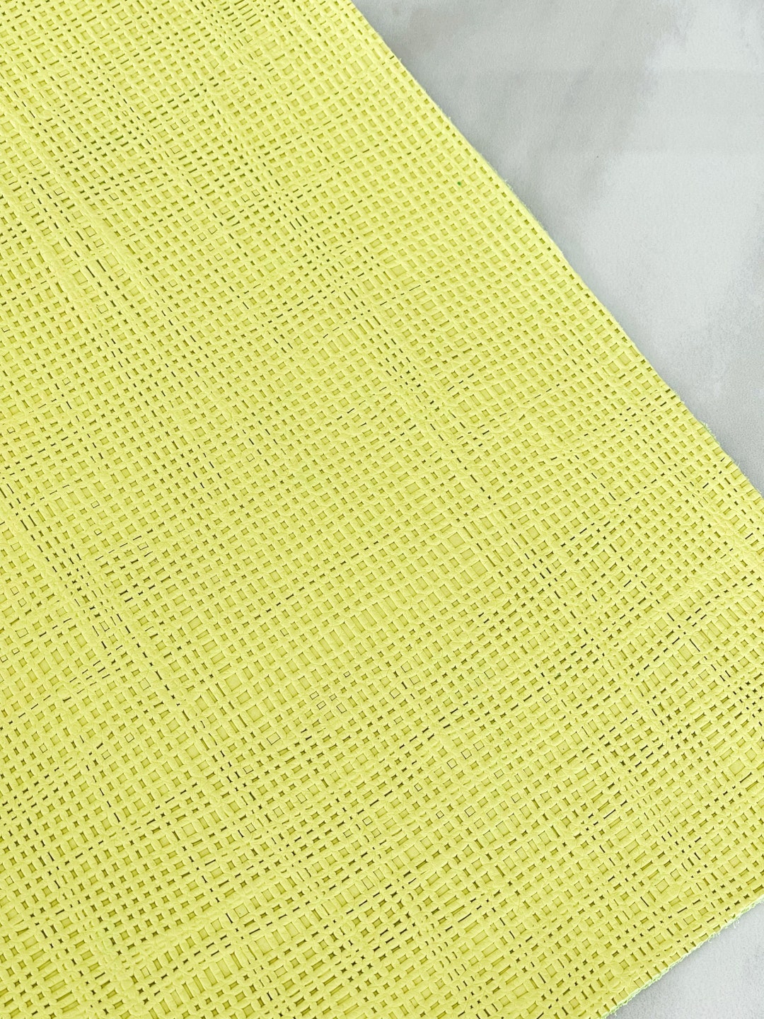 6x12 Limoncello Spun Linen Embossed Genuine Suede Sheets - Etsy