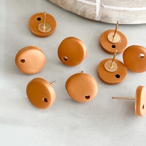 Smokey Polymer Clay Loops Findings for Earrings (1pair) - Etsy