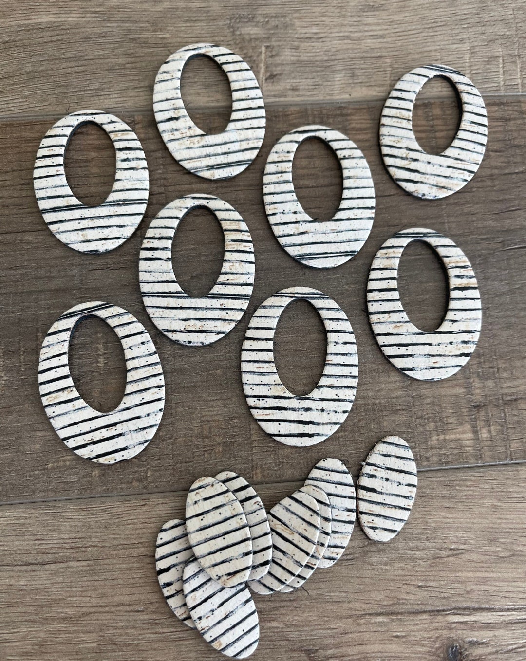 Pre-cut Vintage Stripe Cork Riley Bundle (4pair) - Etsy