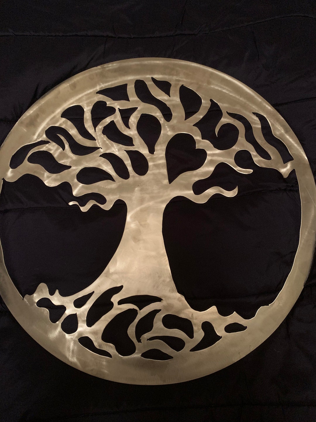 Tree of Life ( Polished Black Iron) - Etsy