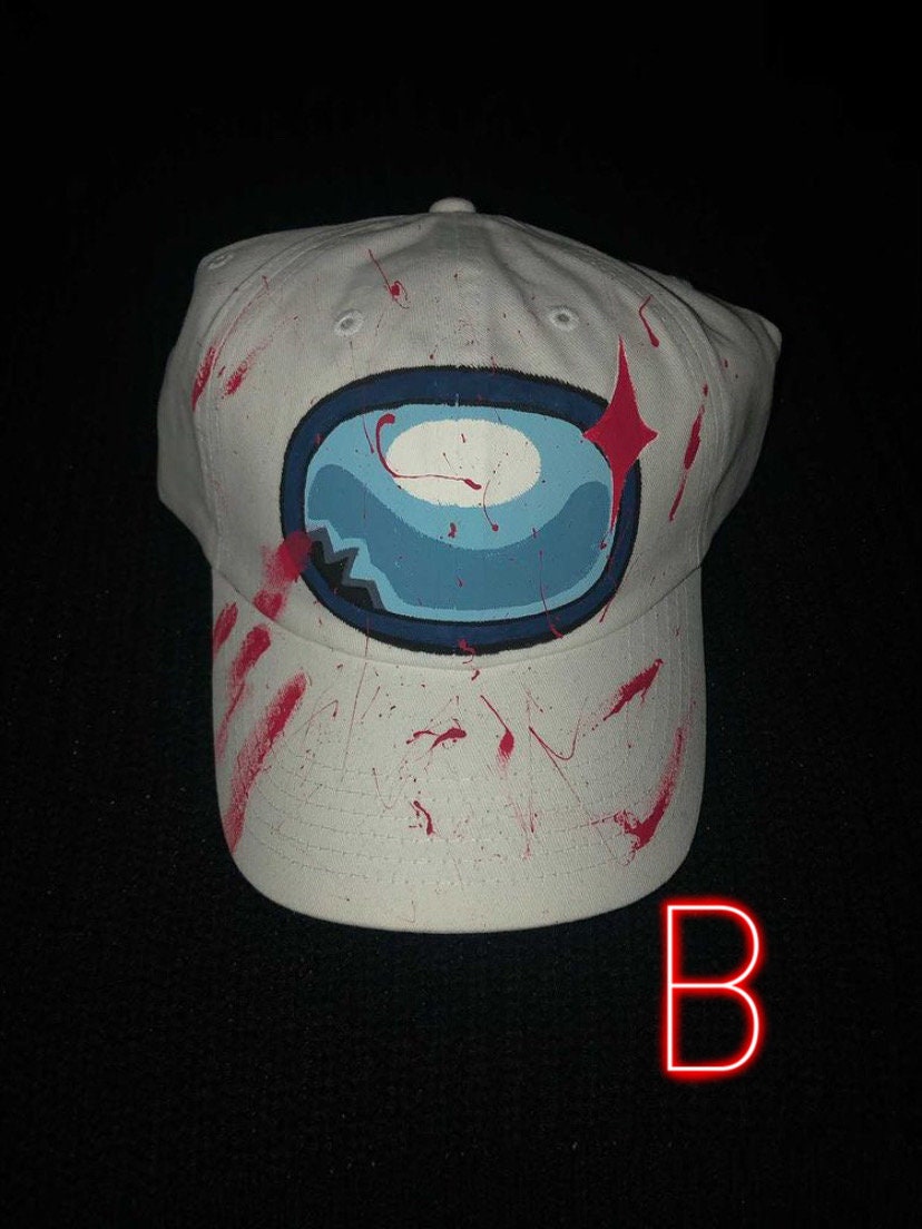 Imposter and Crewmate Among Us Hand Painted Hats - Etsy