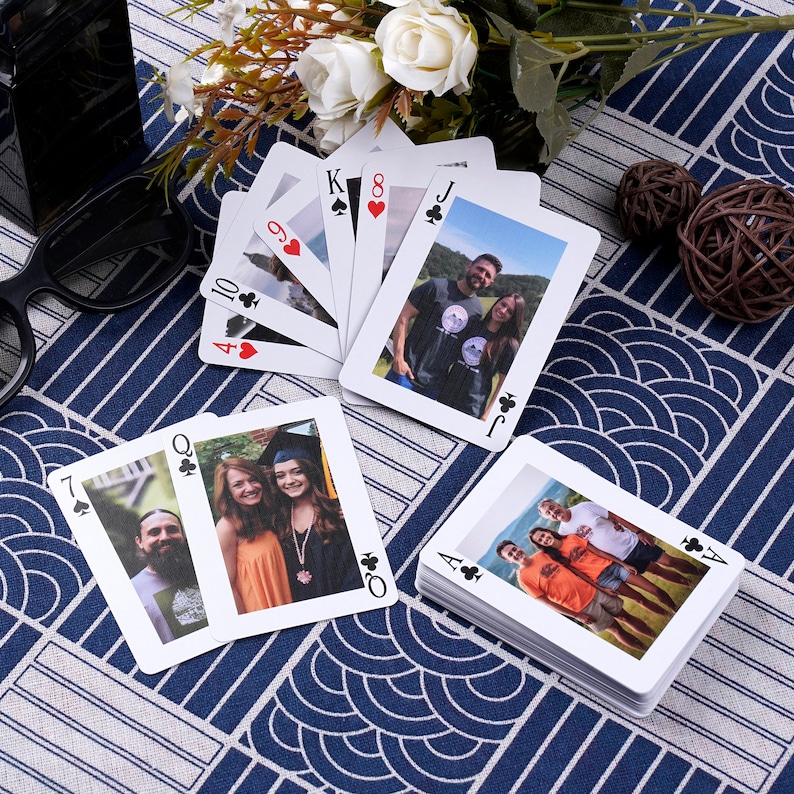 Custom 52 Pics Playing Card Games: Photo Book Alternative - Etsy