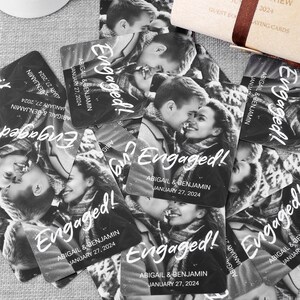 Engagement Party Guest Book Playing Cards: Couples Keepsake - Etsy