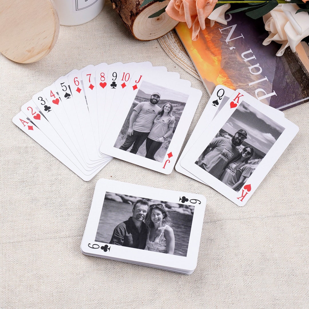 Custom Holiday Playing Cards, Cherished Memories in Card Game Perfect ...