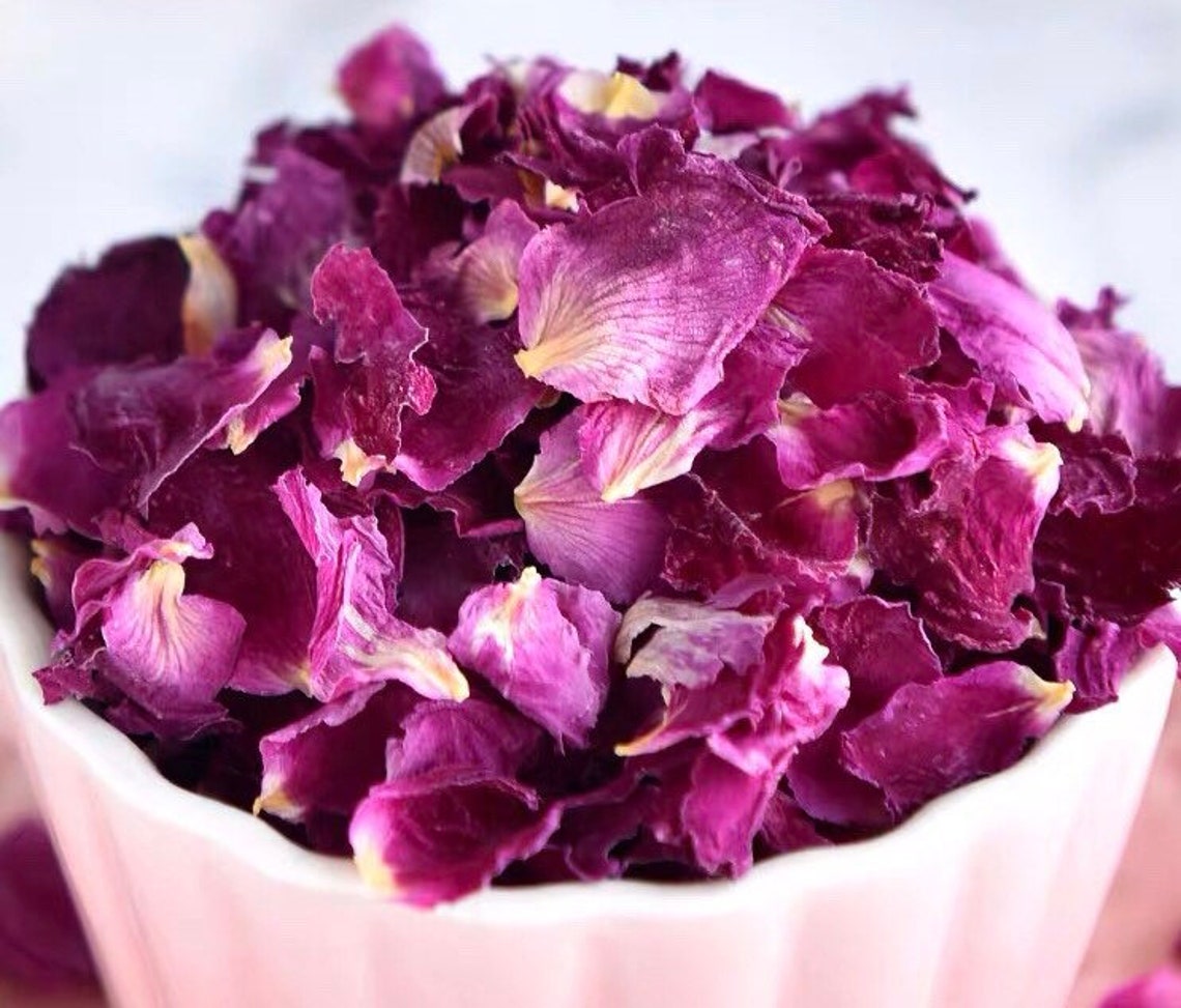 Organic Dried Rose Petals for Loose Tea Blending Hebal Tea | Etsy