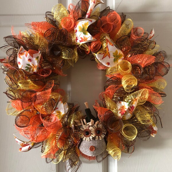 Fall Deco Mesh - Etsy