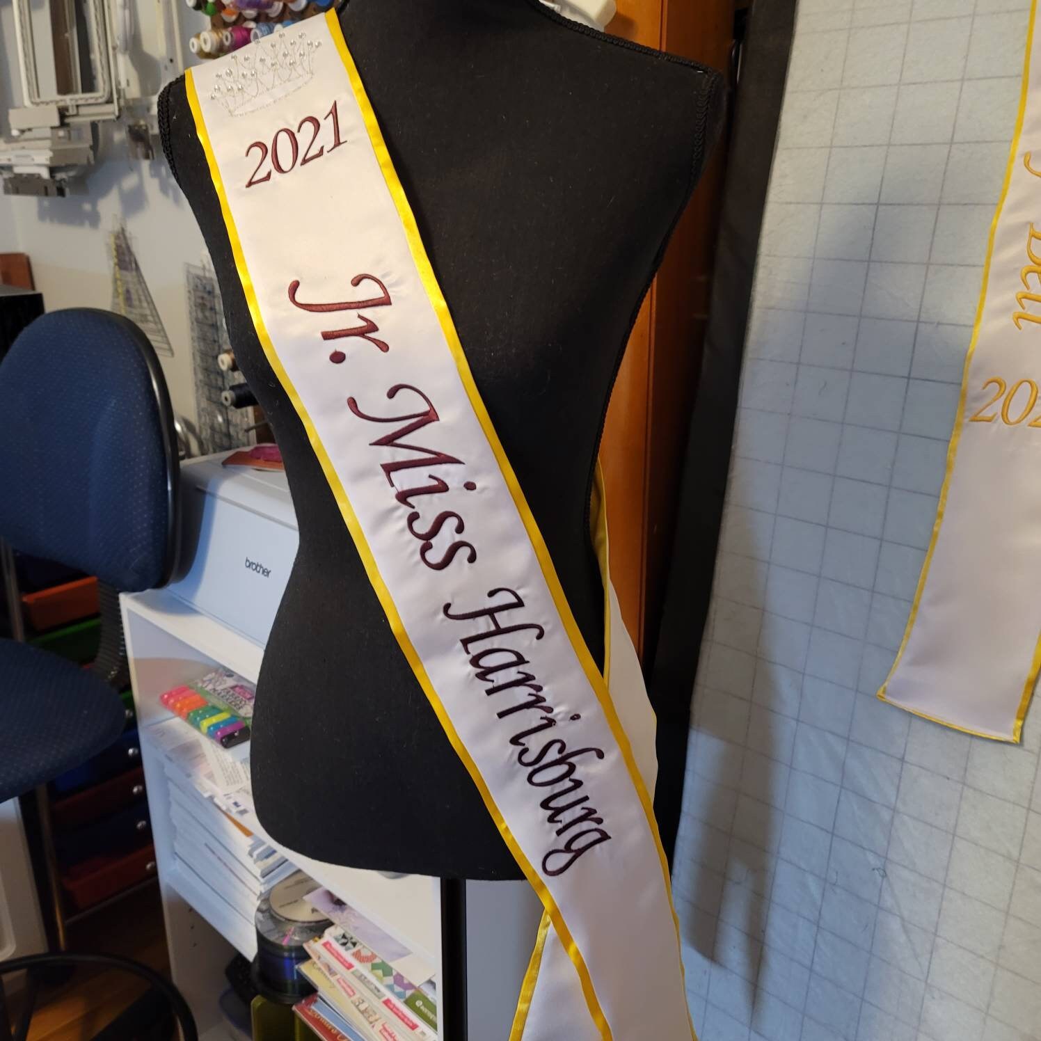 CUSTOM EMBROIDERED SASHES Pageant/Homecoming | Etsy