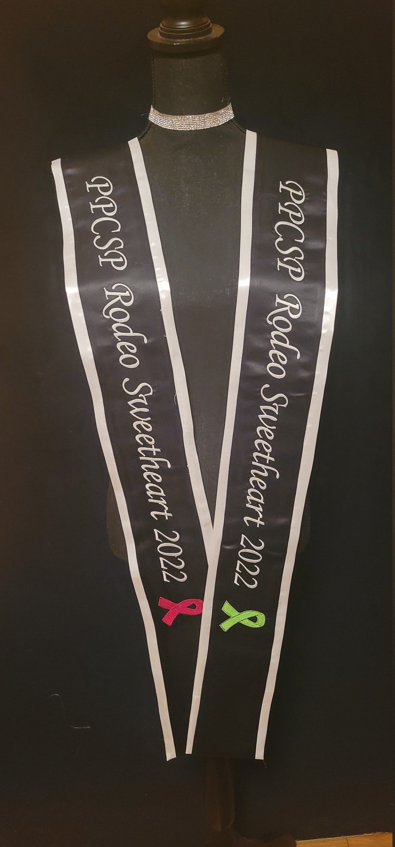 CUSTOM EMBROIDERED SASHES Pageant/homecoming - Etsy