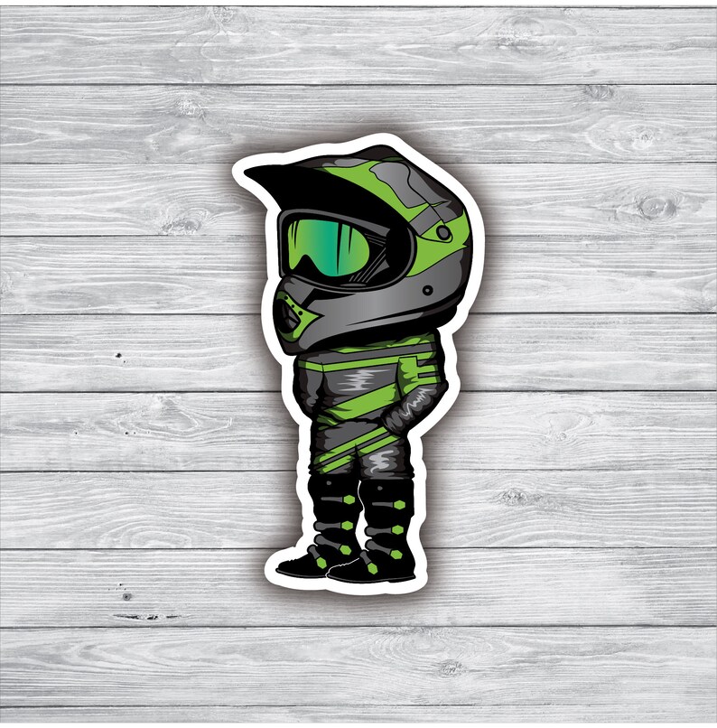 Vinyl Moto Sticker Dirt Bike Decal - Etsy