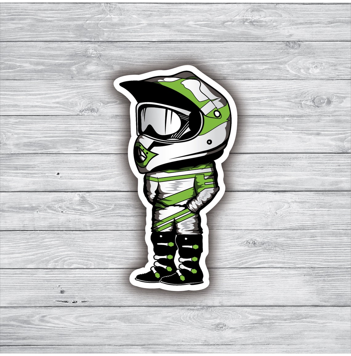 Vinyl Moto Sticker Dirt Bike Decal - Etsy