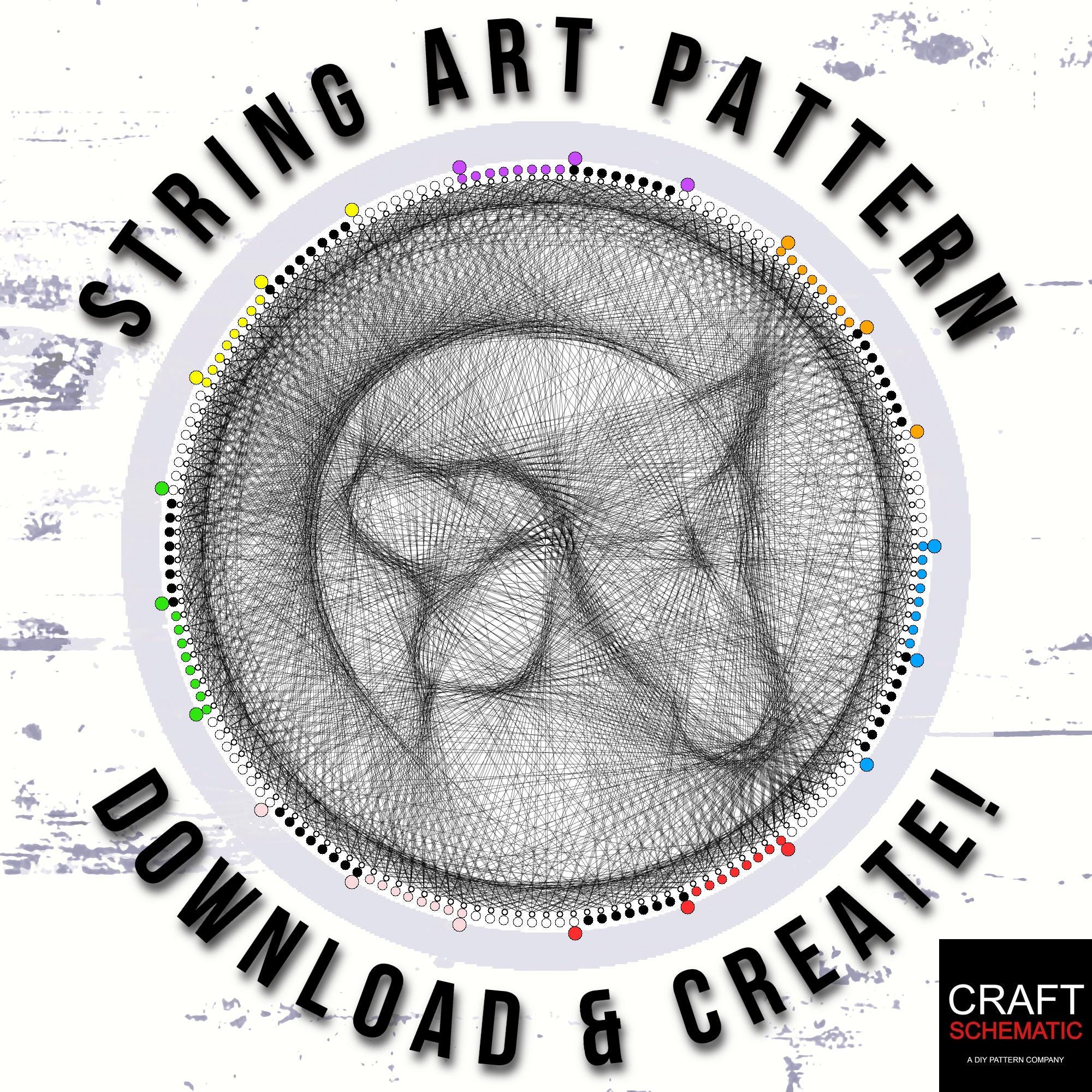Horse String Art Template: DIY Digital Kit (PDF Pattern) - Etsy