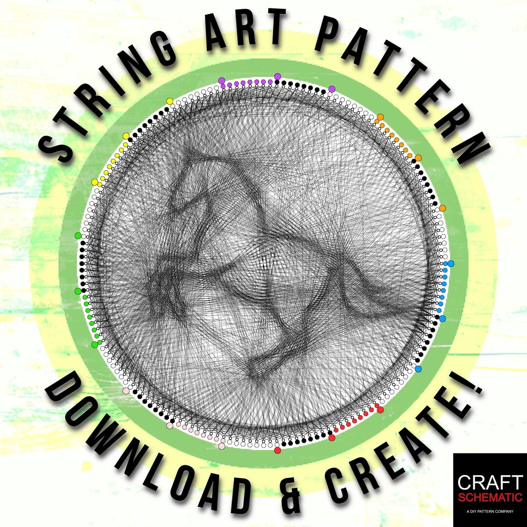 Horse String Art Template: DIY Digital Kit (PDF Download) - Etsy UK