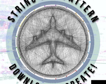 Airplane String Art - Etsy