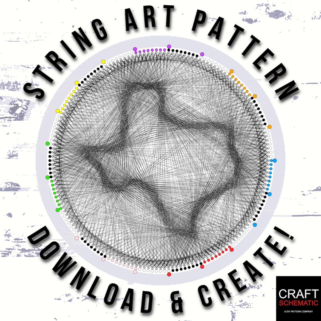 Texas, State - String Art Digital Download - Unique Artwork & Craft ...