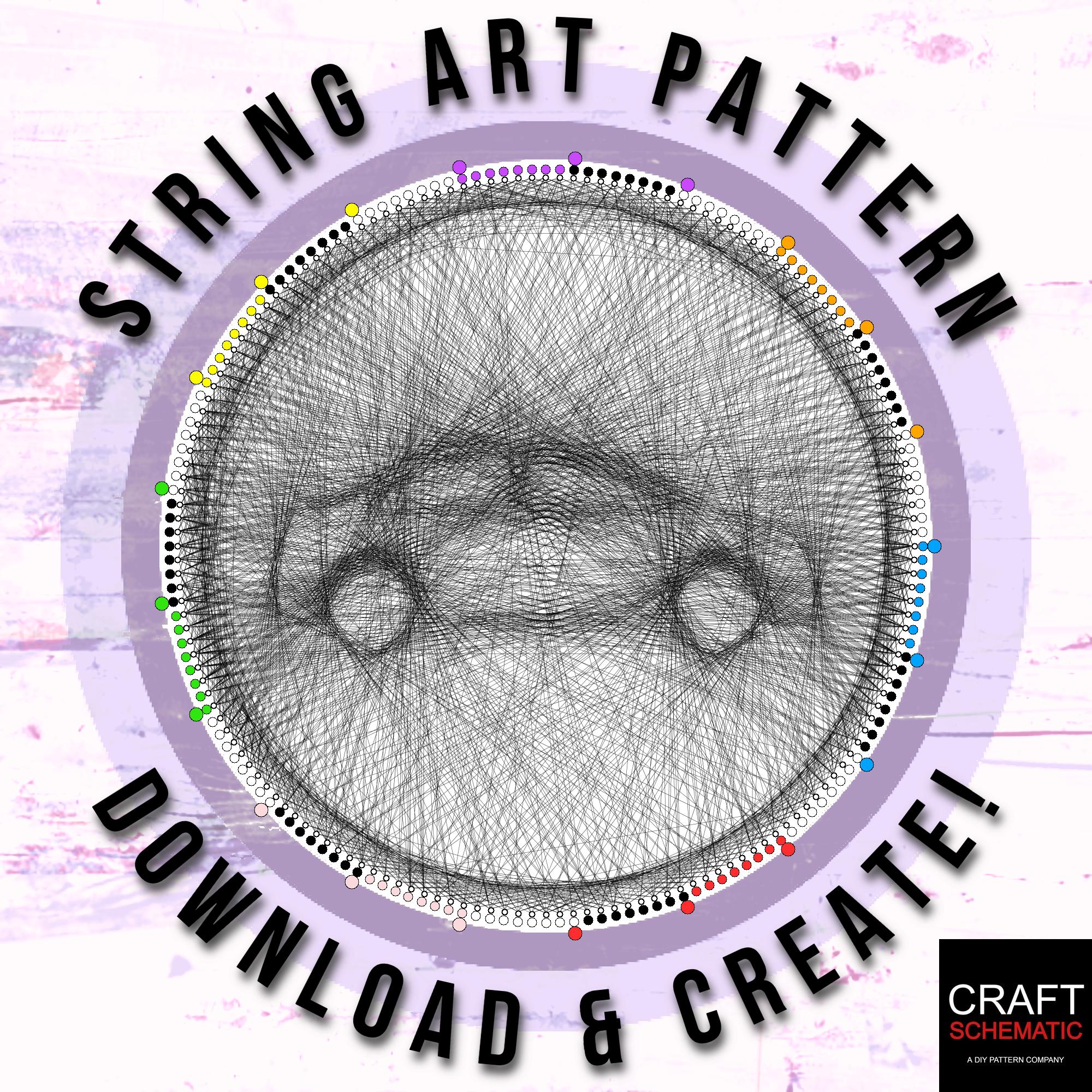 Car, Vehicle - String Art Digital Download - Unique Artwork & Craft ...