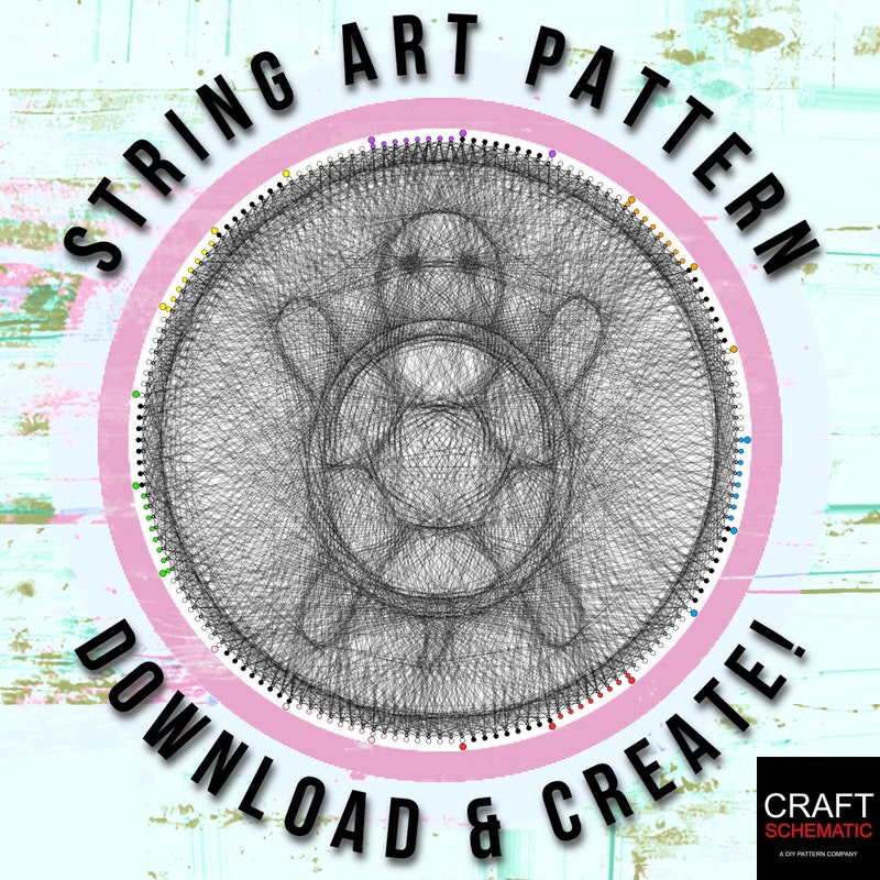 Turtle String Art - Etsy