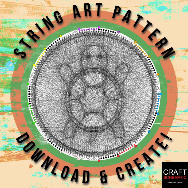 Turtle String Art - Etsy