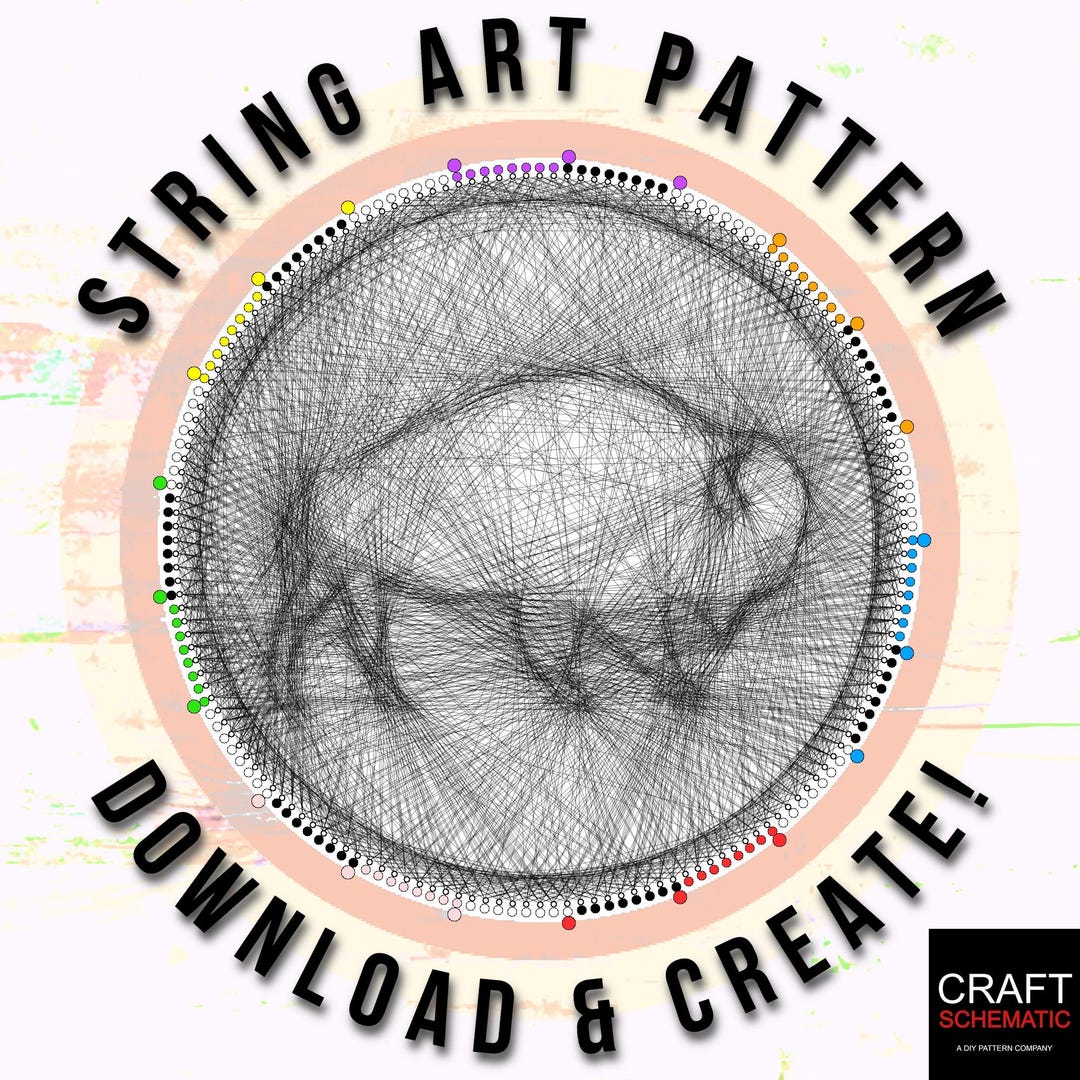 Buffalo String Art Pattern: DIY Craft Project (digital Download) - Etsy