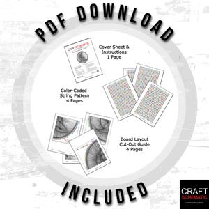 Bird String Art Template PDF - DIY Avian Art Kit, Unique Bird Wall ...