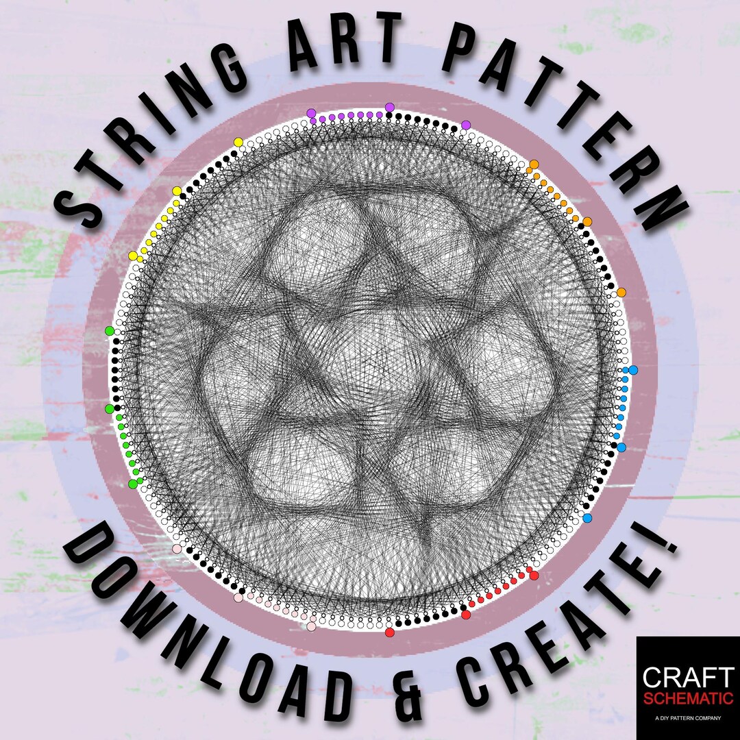 Recycle Symbol String Art Template: DIY Digital Pattern (PDF) - Etsy