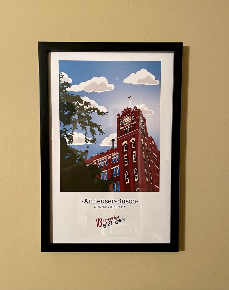 Breweries of St. Louis - Anheuser Busch - Etsy