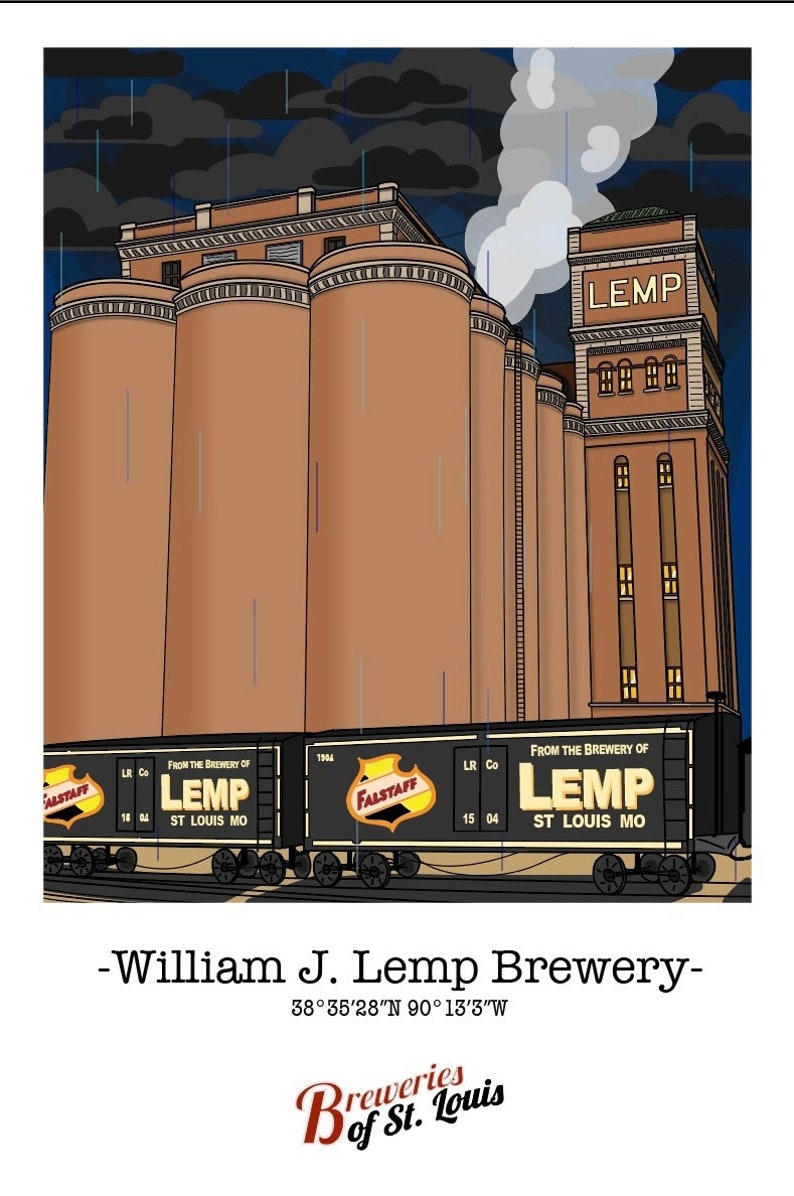 Breweries of St. Louis - Historic Lemp Brewery - Etsy