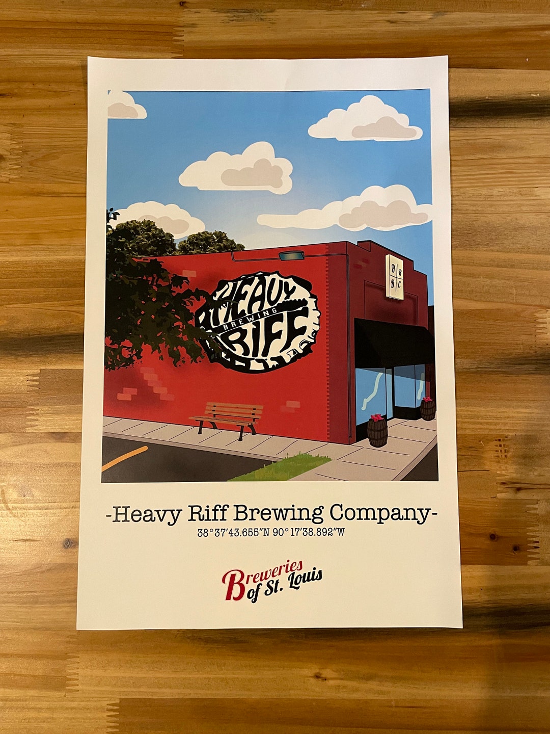 Breweries of St. Louis - Heavy Riff Brewing Company - Etsy