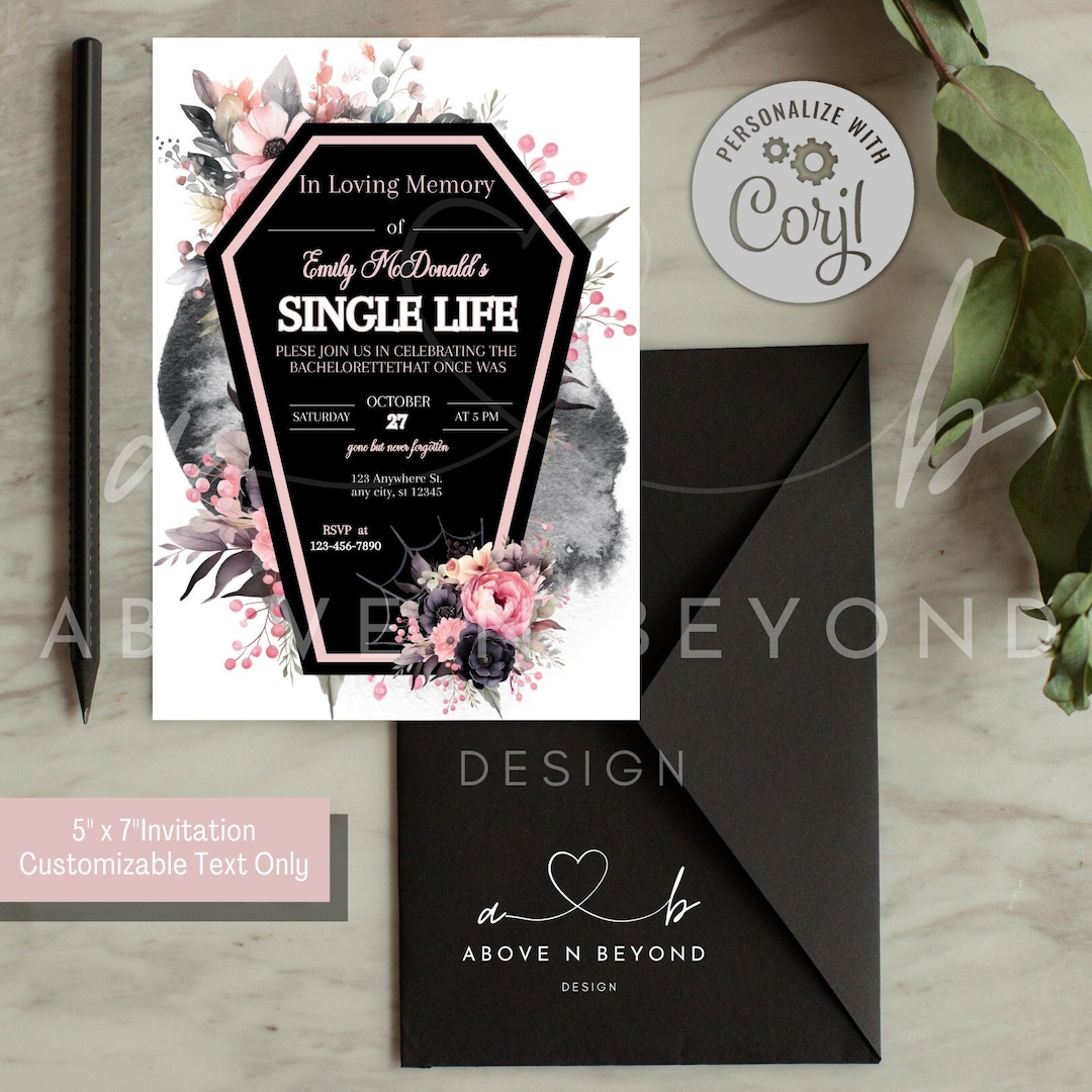 Rip Single Life | Bachelorette Weekend | Edit Custom Download ...