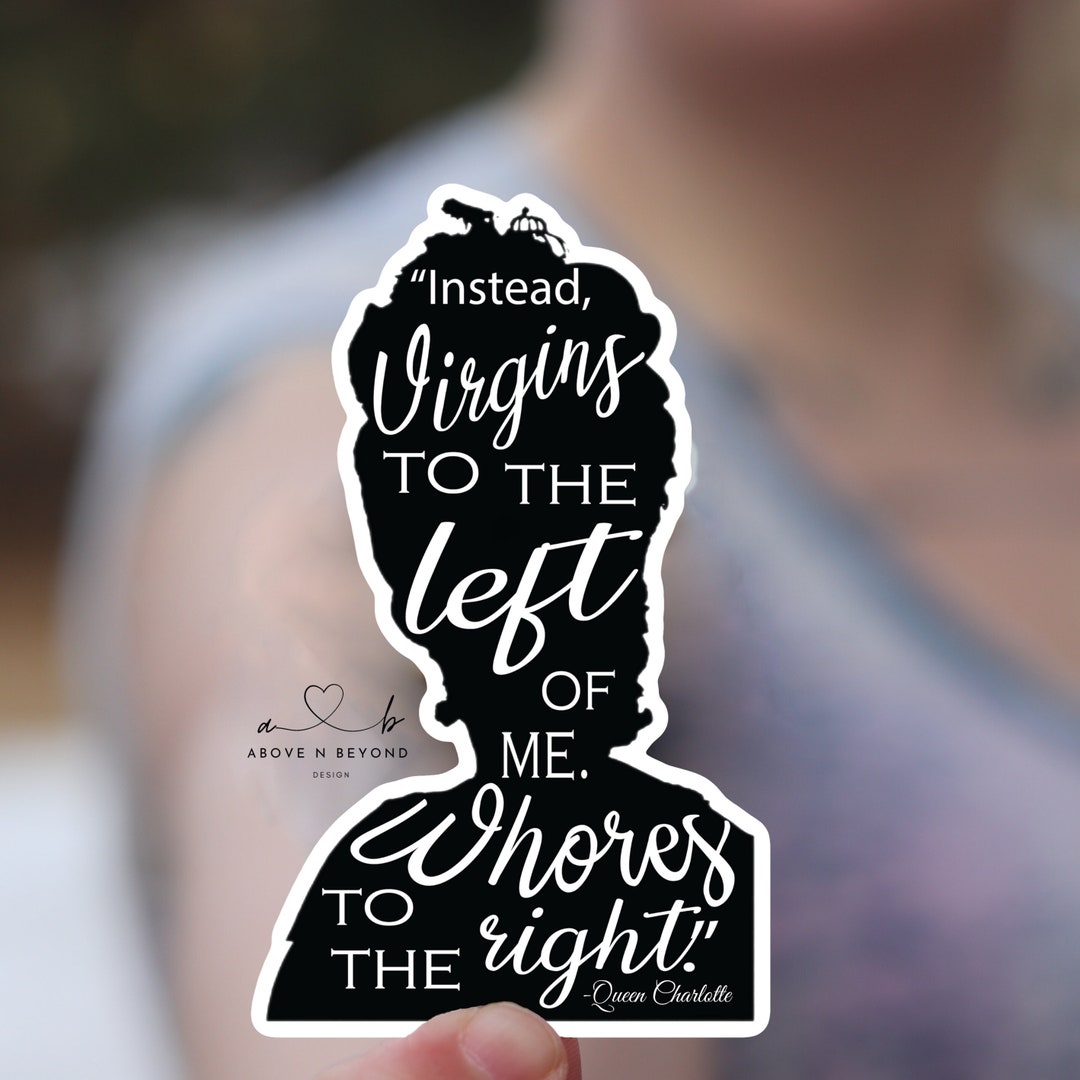 Bridgerton Water Resistant Vinyl Sticker, Queen Charlotte Sticker ...