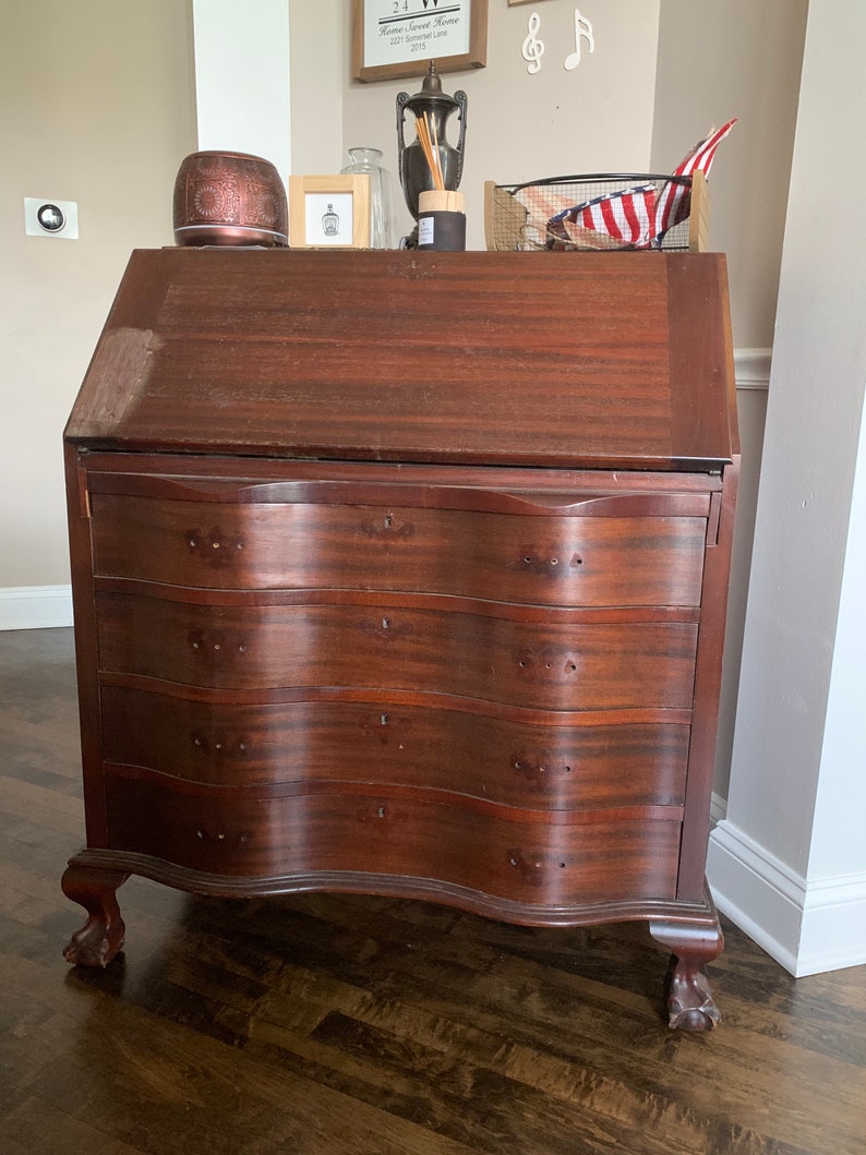 Antique Secretary Desk - Etsy
