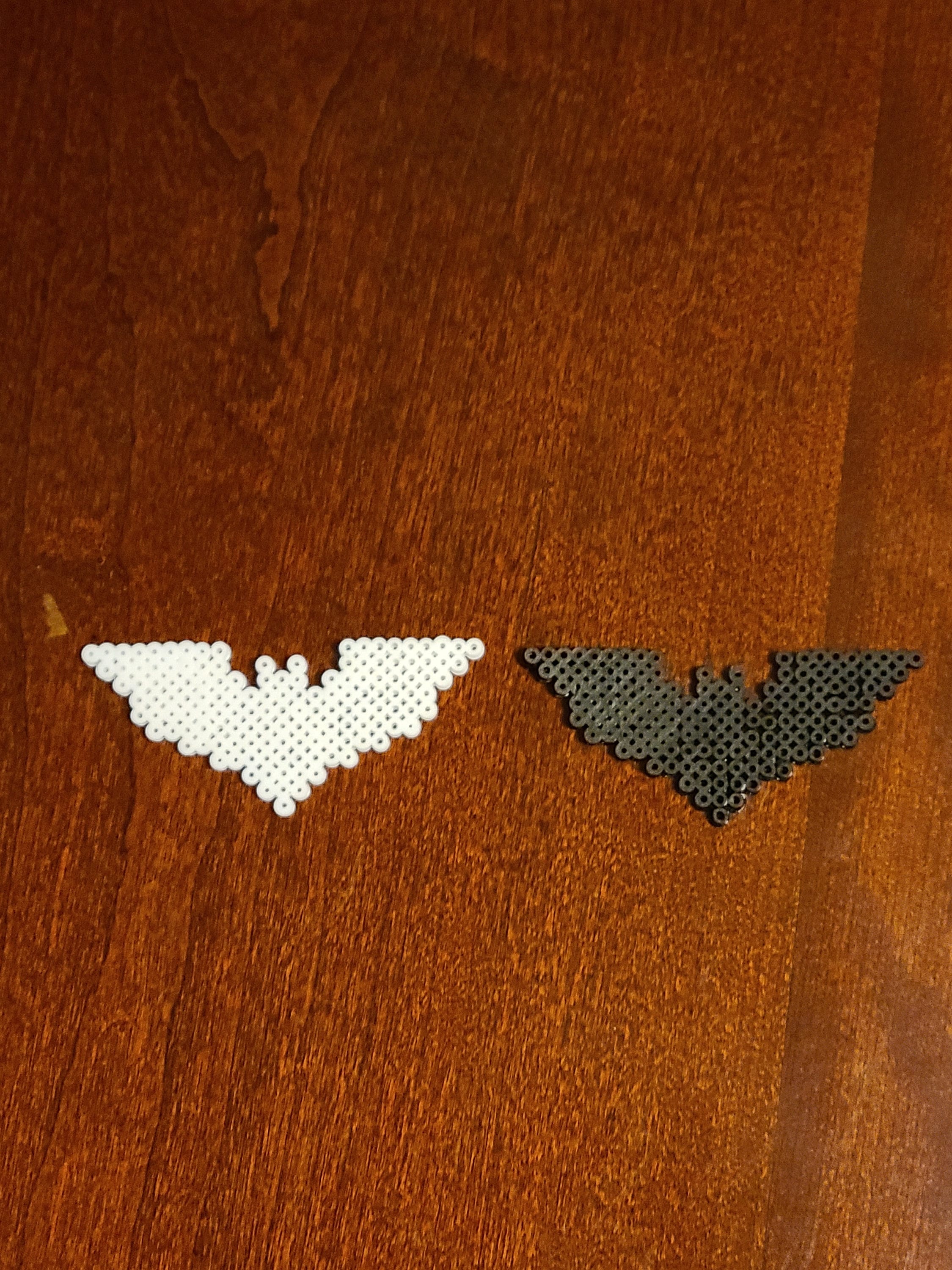 Mini Perler Bead Dark Knight Bat Symbol - Etsy