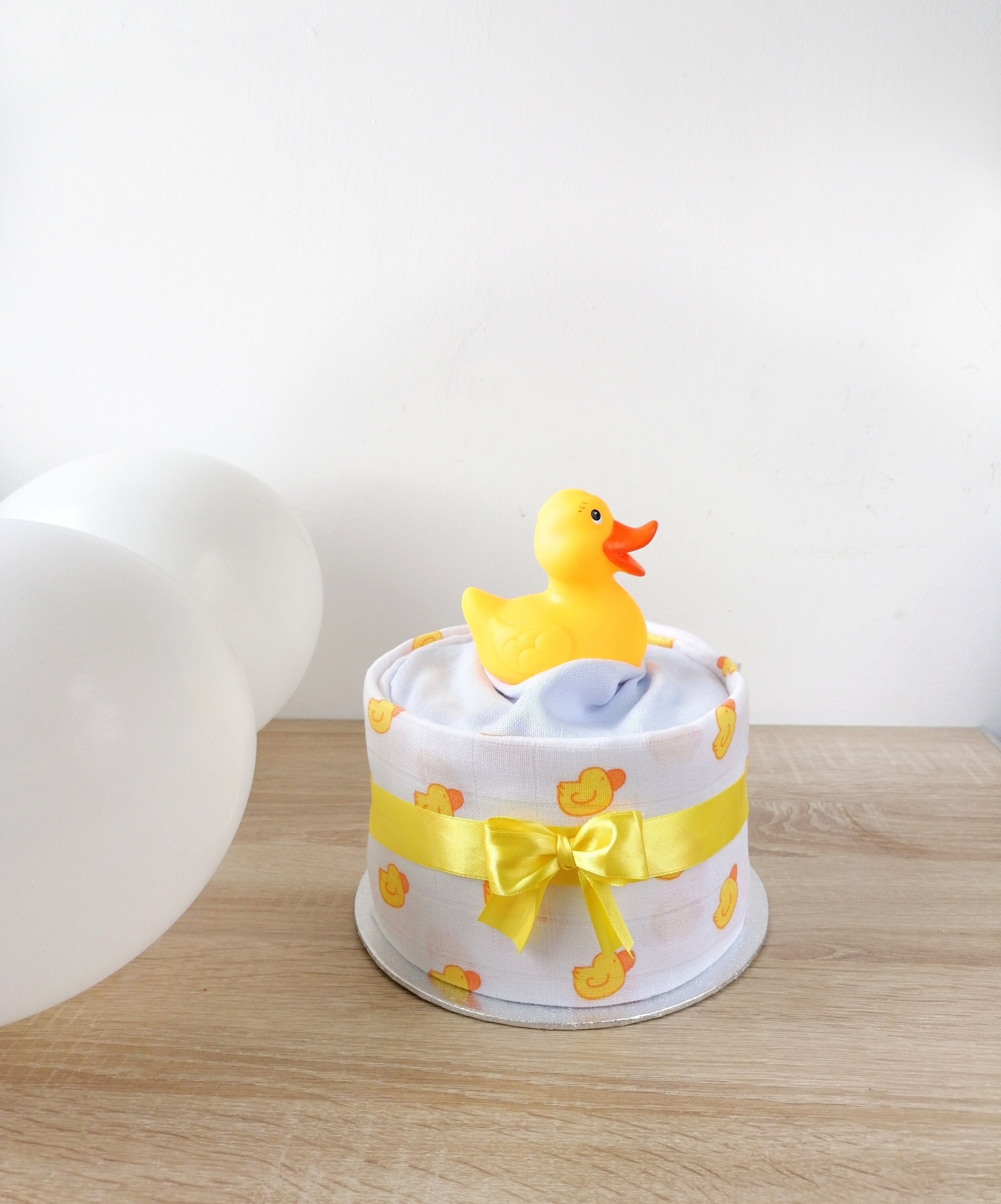 Rubber Duck Diaper Cake, First Mothers Day Gift, Funny Baby Shower Gift ...