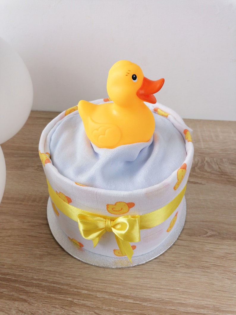 Rubber Duck Diaper Cake, First Mothers Day Gift, Funny Baby Shower Gift ...