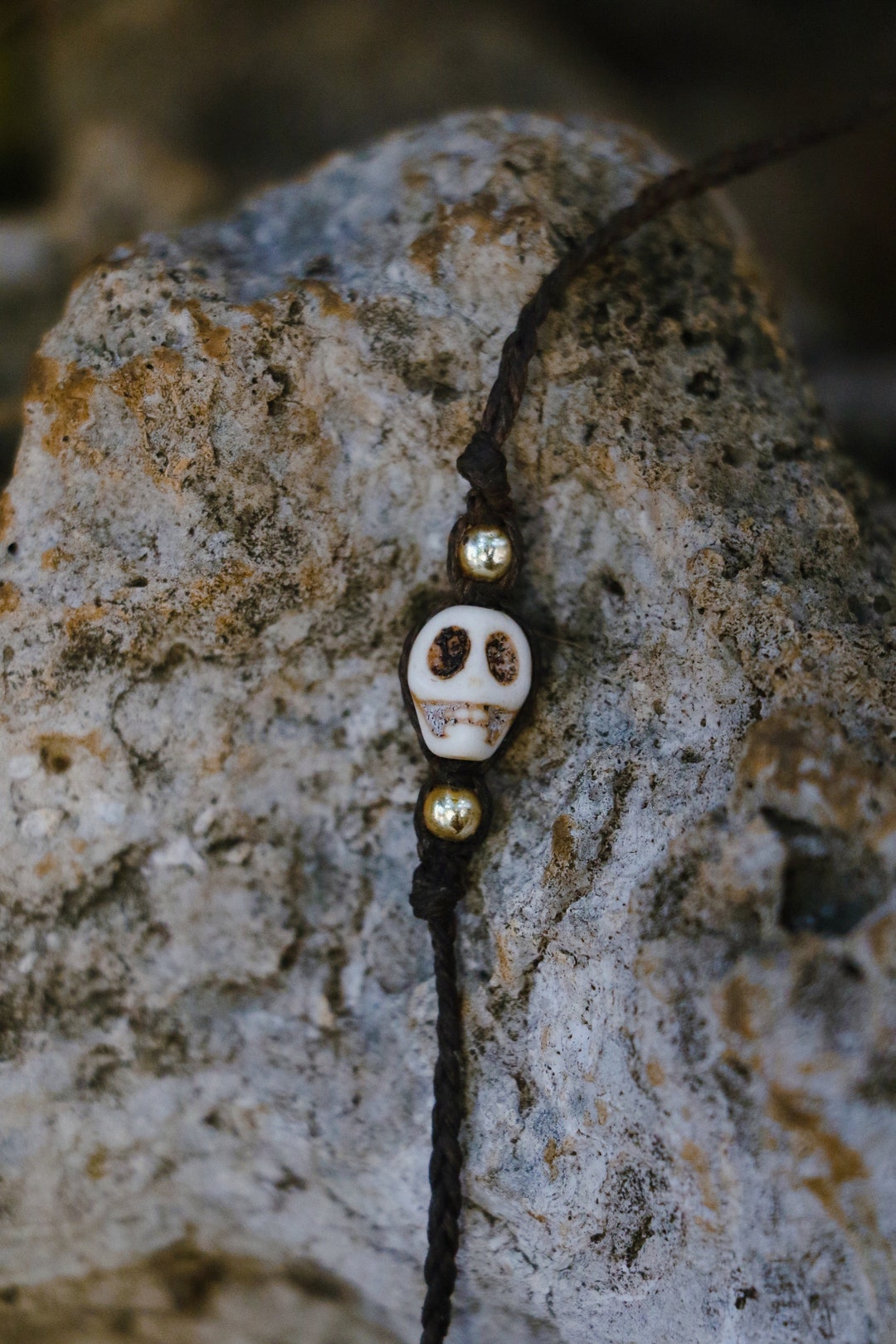 Skull Anklet - Etsy