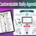 Customizable Home Schooling Printable Daily Agenda With Icons for Kids ...