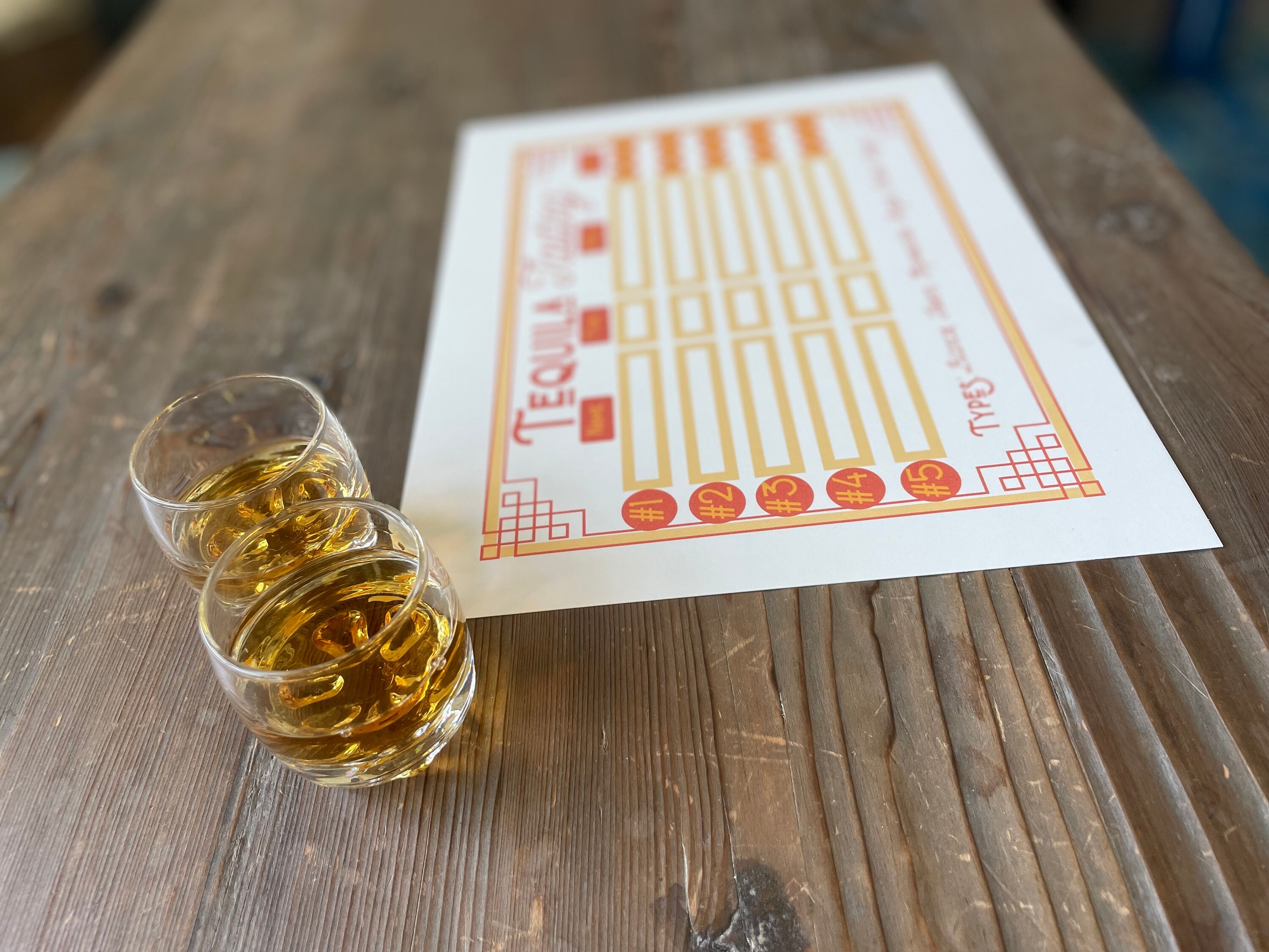 Editable Tequila Tasting Score Card Printable PDF 8x10" and 8.5x11" for ...
