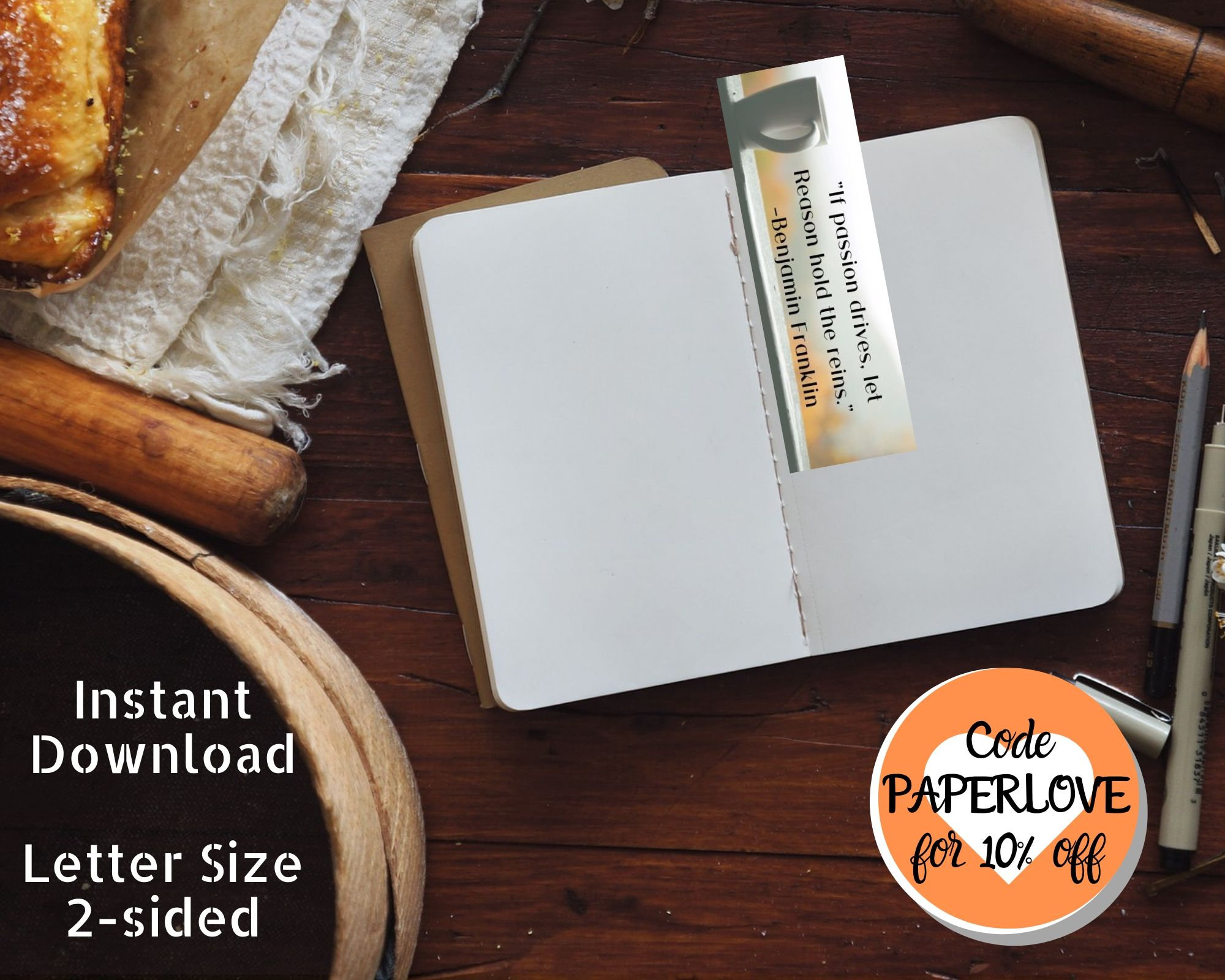 Printable Bookmarks Fall Theme With Inspirational Quotes From ...