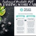 Editable Gin Tasting Score Card Printable PDF Digital Download 8.5x11 ...