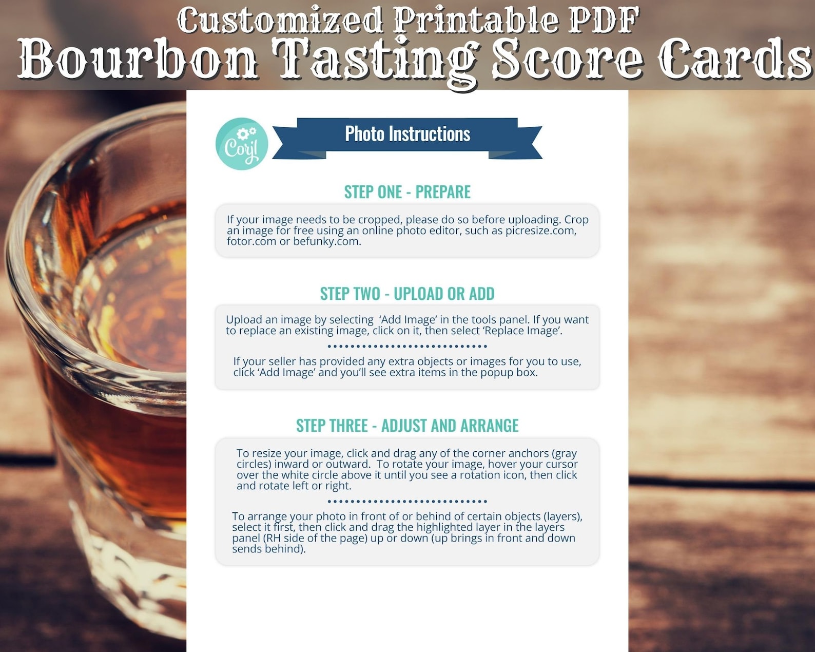 Editable Bourbon Tasting Score Card Printable PDF 8.5x11 - Etsy UK