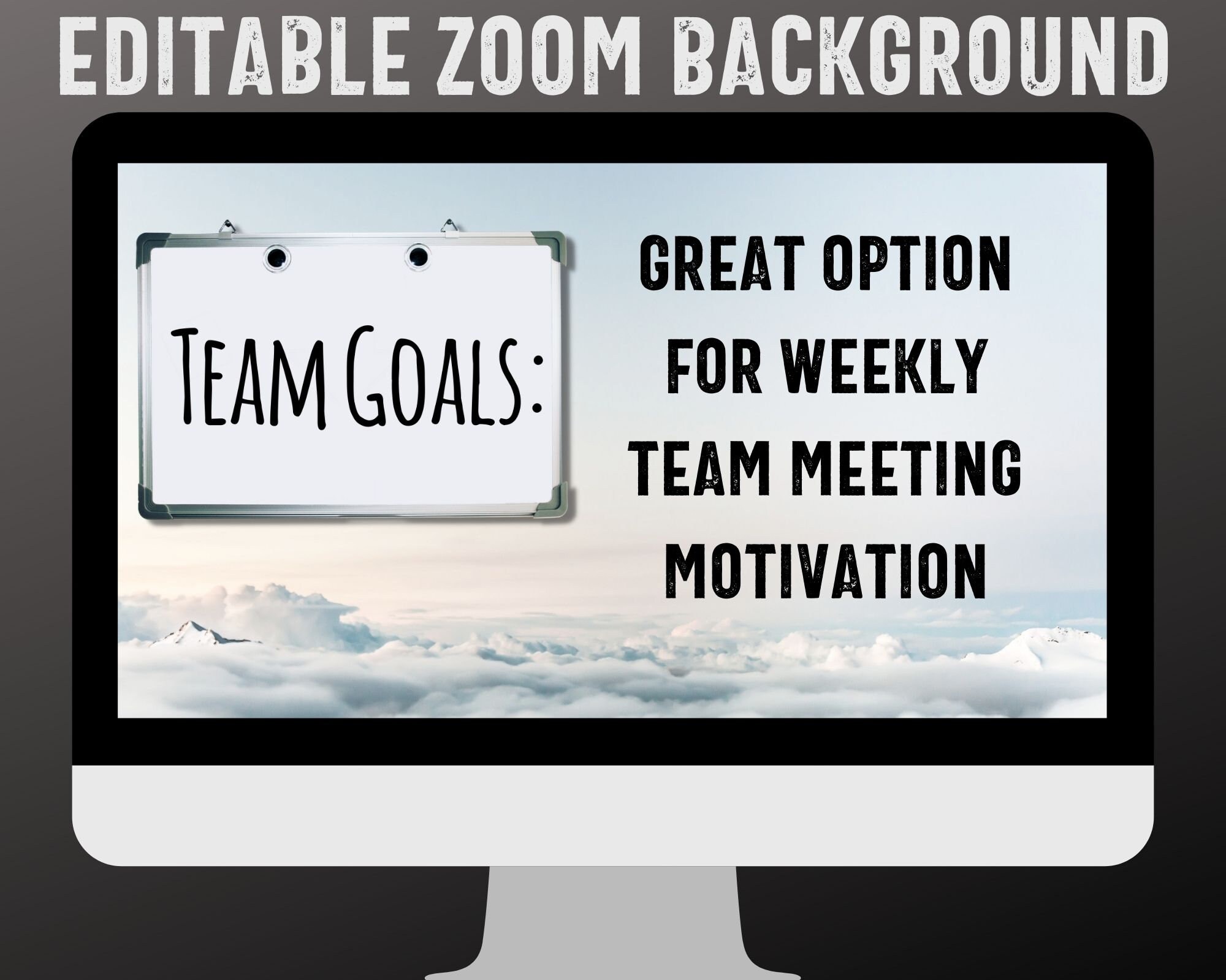 Office Meeting Zoom Background for Business Team, Work From Home ...