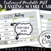 Editable Gin Tasting Score Card Printable PDF Digital Download 8.5x11 ...