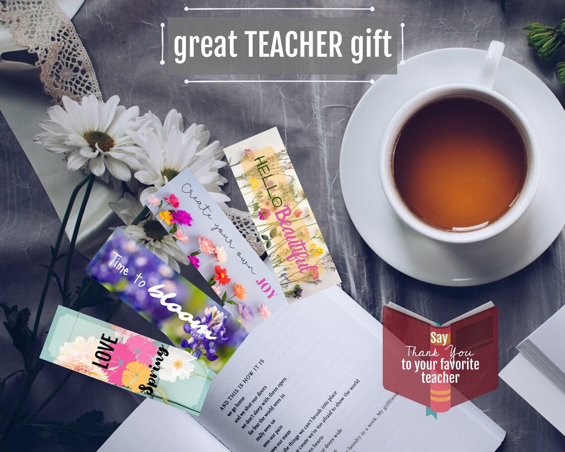 Printable Bookmark Collection 4 Page Bundle Letter Size - Etsy