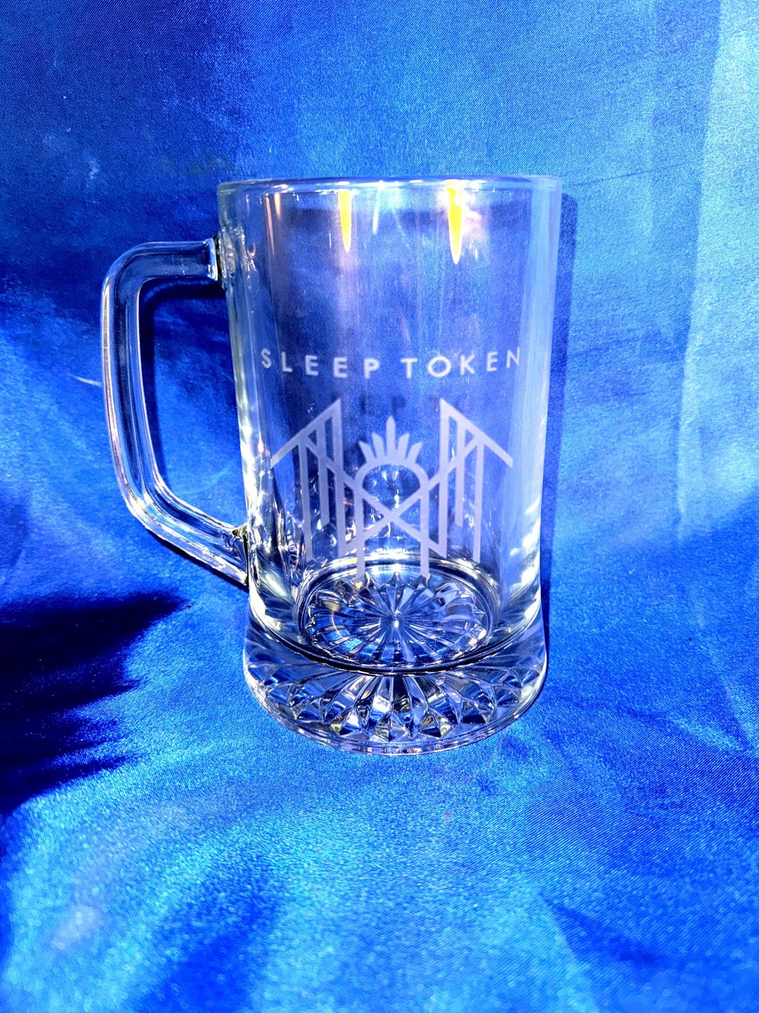 Sleep Token Etched Pint Tankard Glass - Etsy