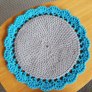 Crochet Handmade Table Mats Knitted Napkin Table Decoration - Etsy