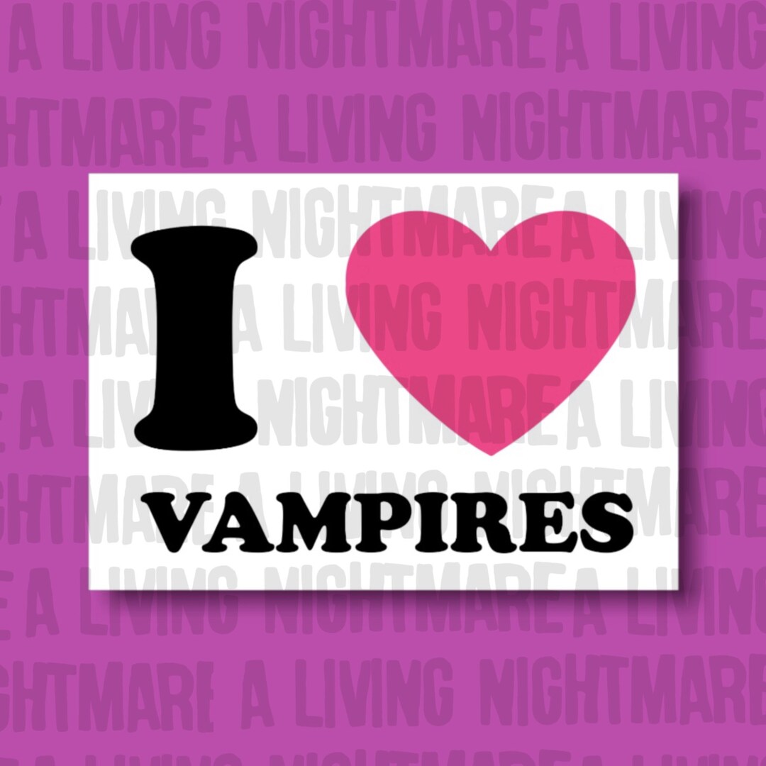 I 3 Vampires Vinyl Sticker - Etsy