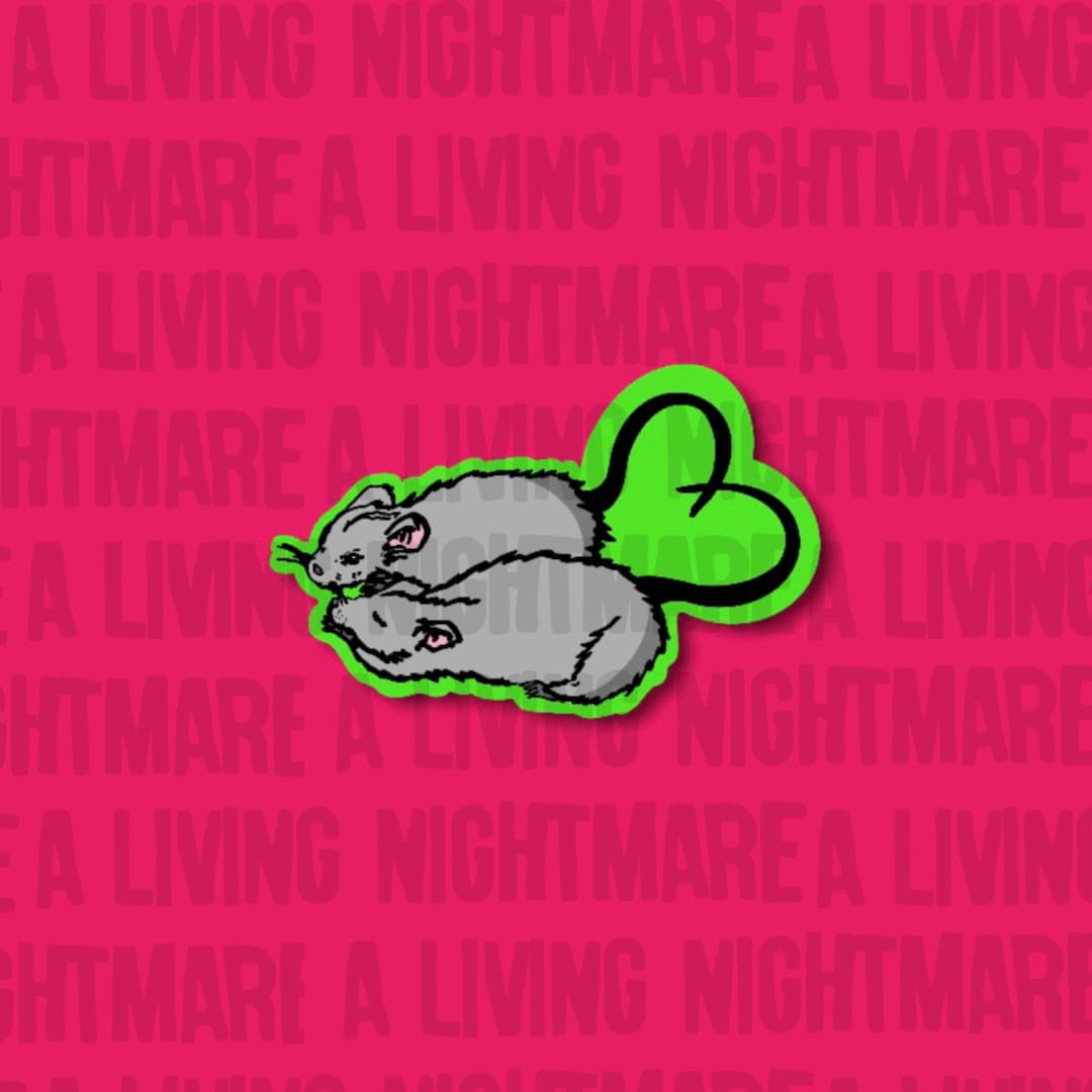 Twin Rats Vinyl Sticker - Etsy