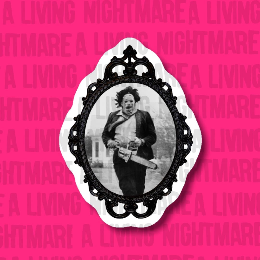 Leatherface Texas Chainsaw Massacre Frame Vinyl Sticker - Etsy