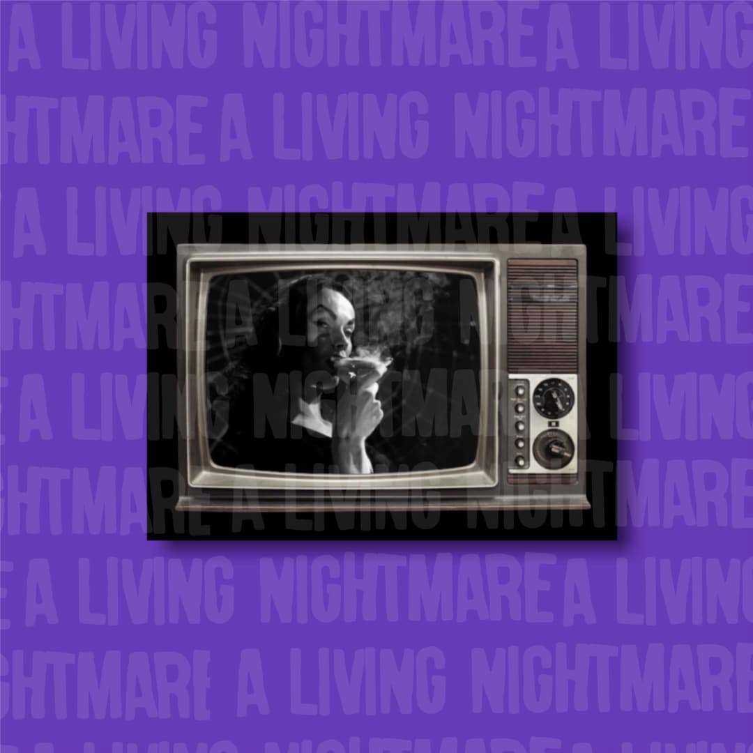 Vampira Vinyl Sticker - Etsy